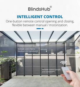 Heavy Duty Waterproof & Windproof Outdoor Blinds — BlindsHub.com